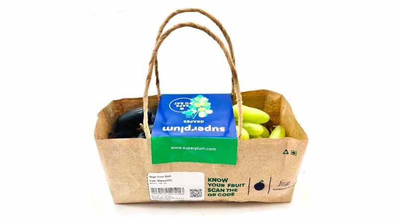 Superplum Launches Traceable & Safe to Eat Grapes in Plastic Free Packaging